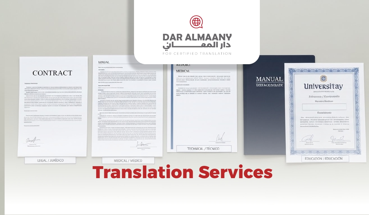 translation services - Dar Almaany For Certified Translation
